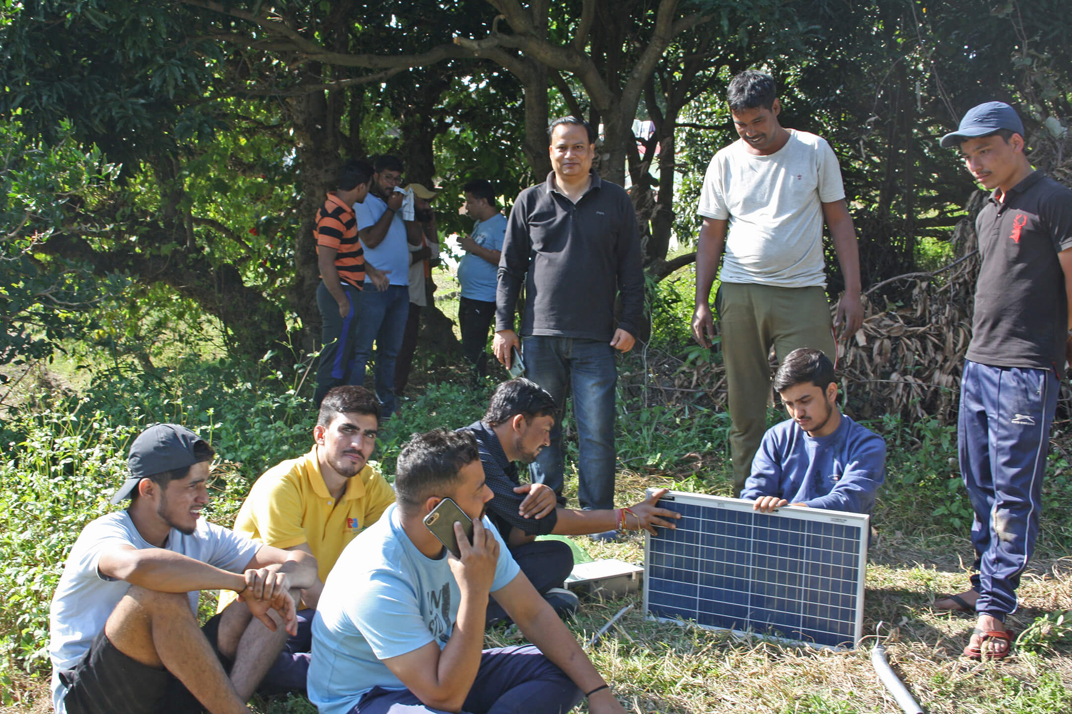 Solar Light Installation - Devtara Foundation