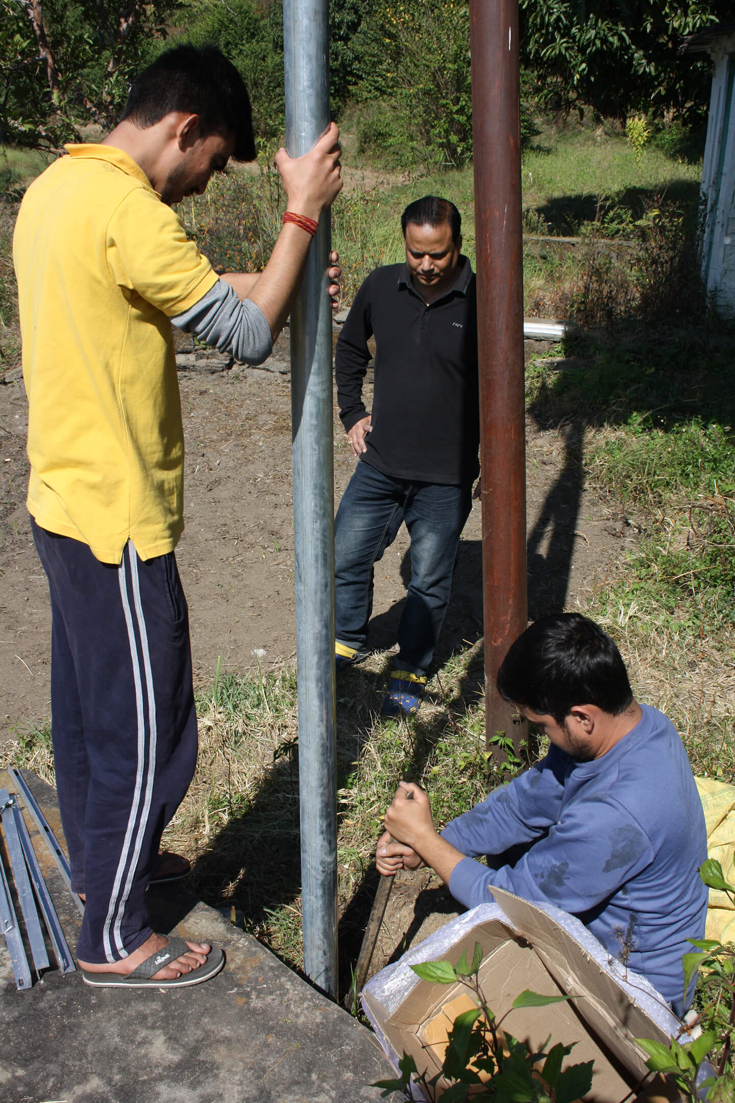 Solar Light Installation - Devtara Foundation