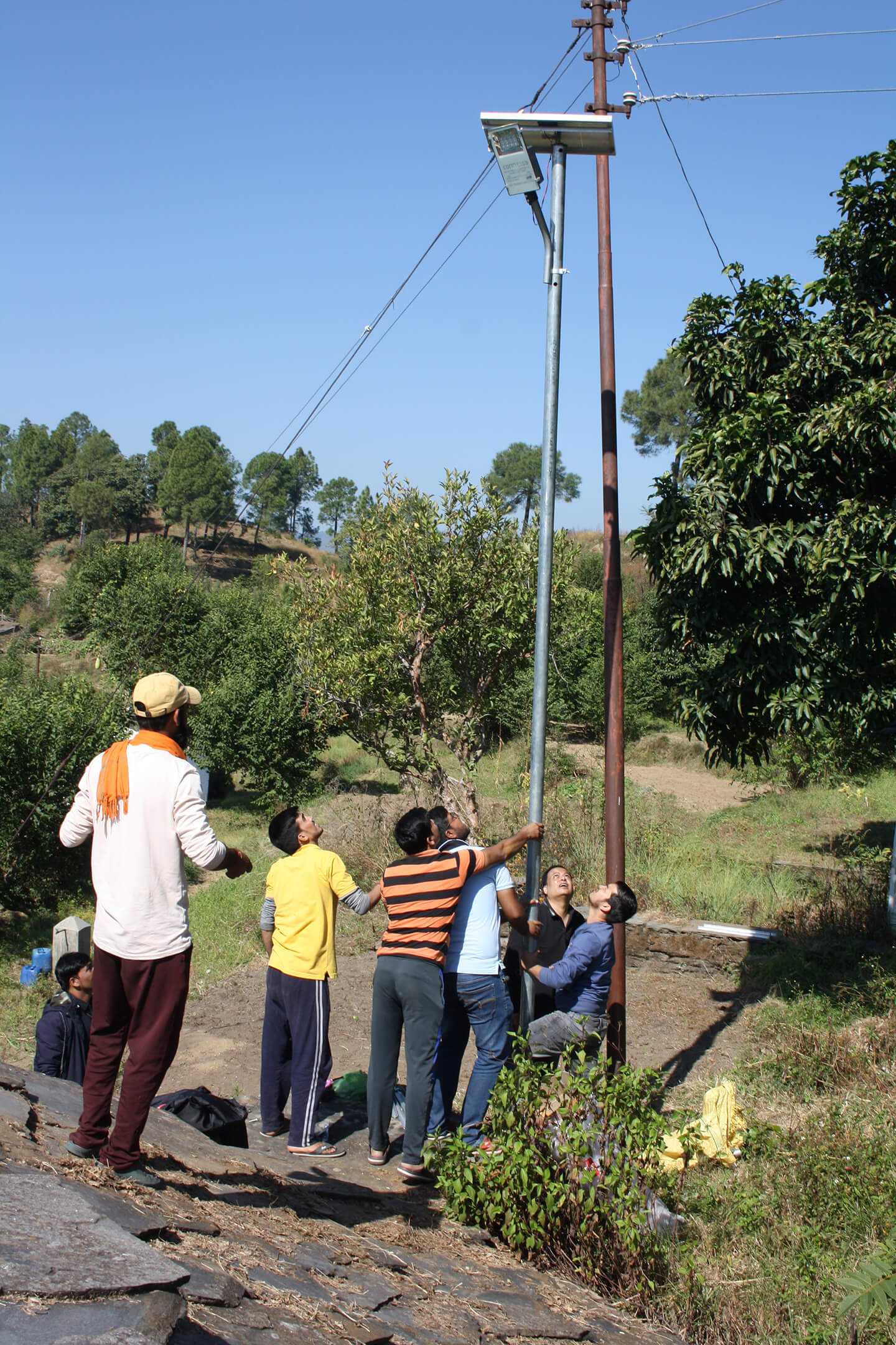 Solar Light Installation - Devtara Foundation