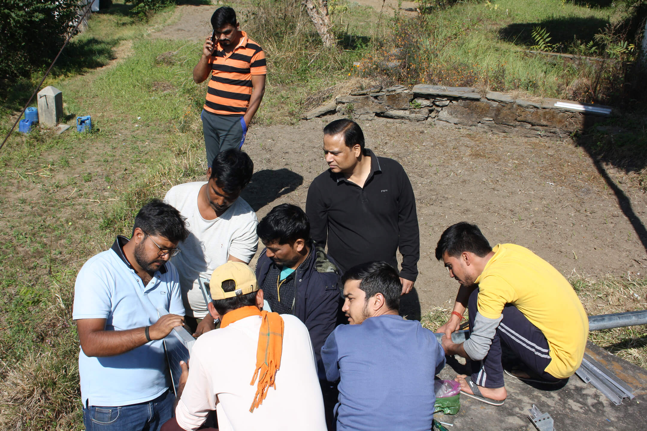 Solar Light Installation - Devtara Foundation