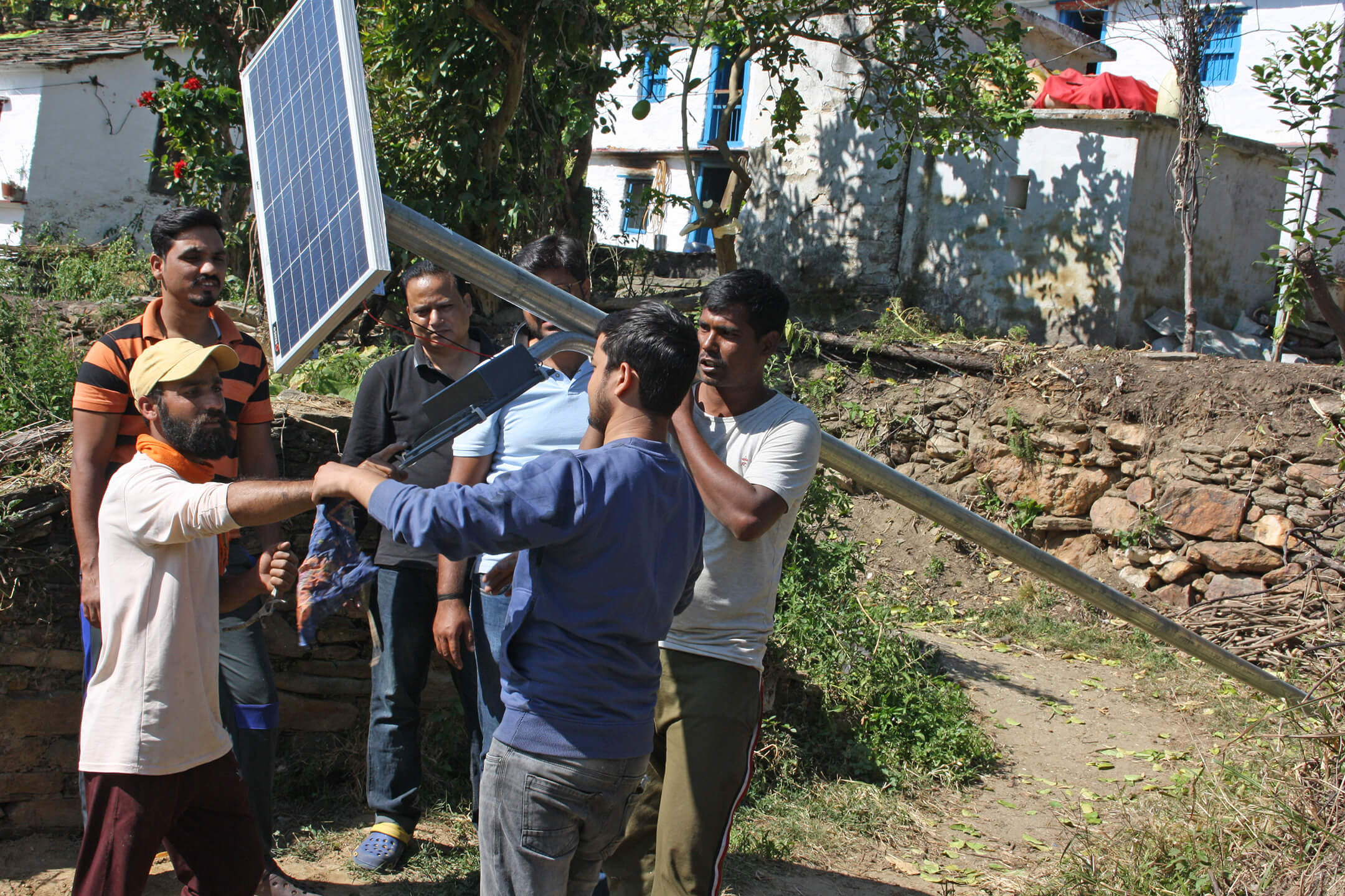 Solar Light Installation - Devtara Foundation