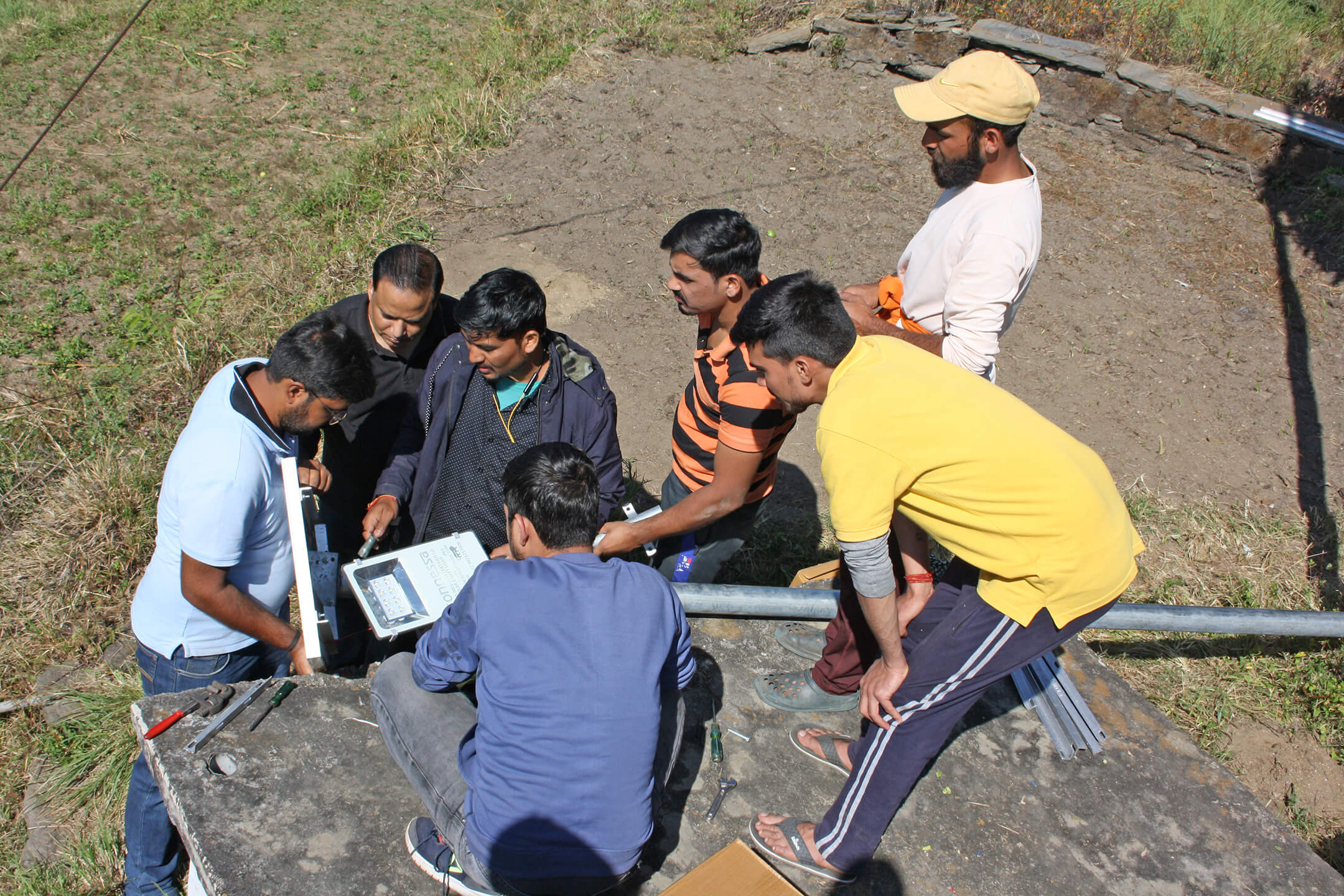 Solar Light Installation - Devtara Foundation