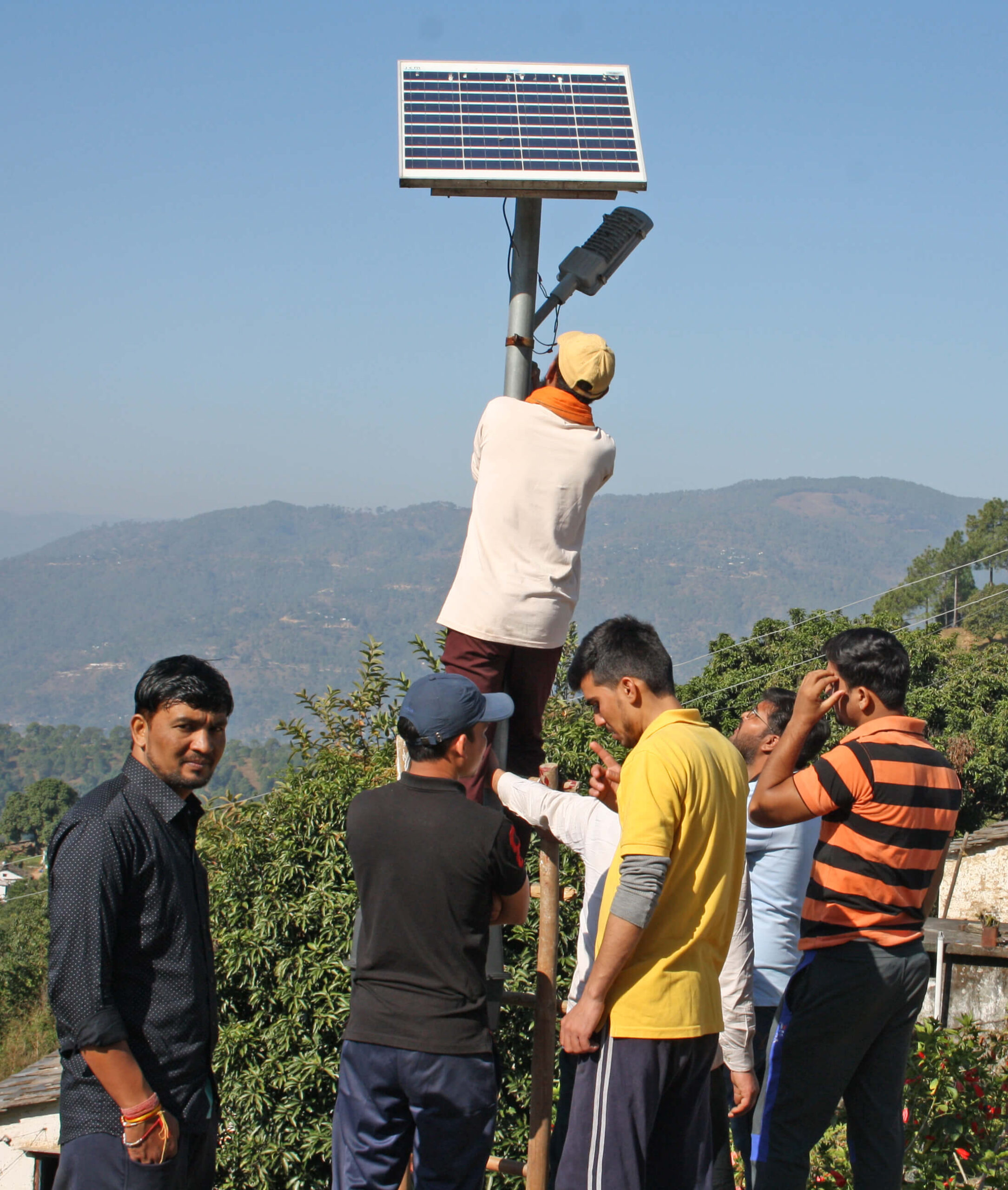 Solar Light Installation - Devtara Foundation