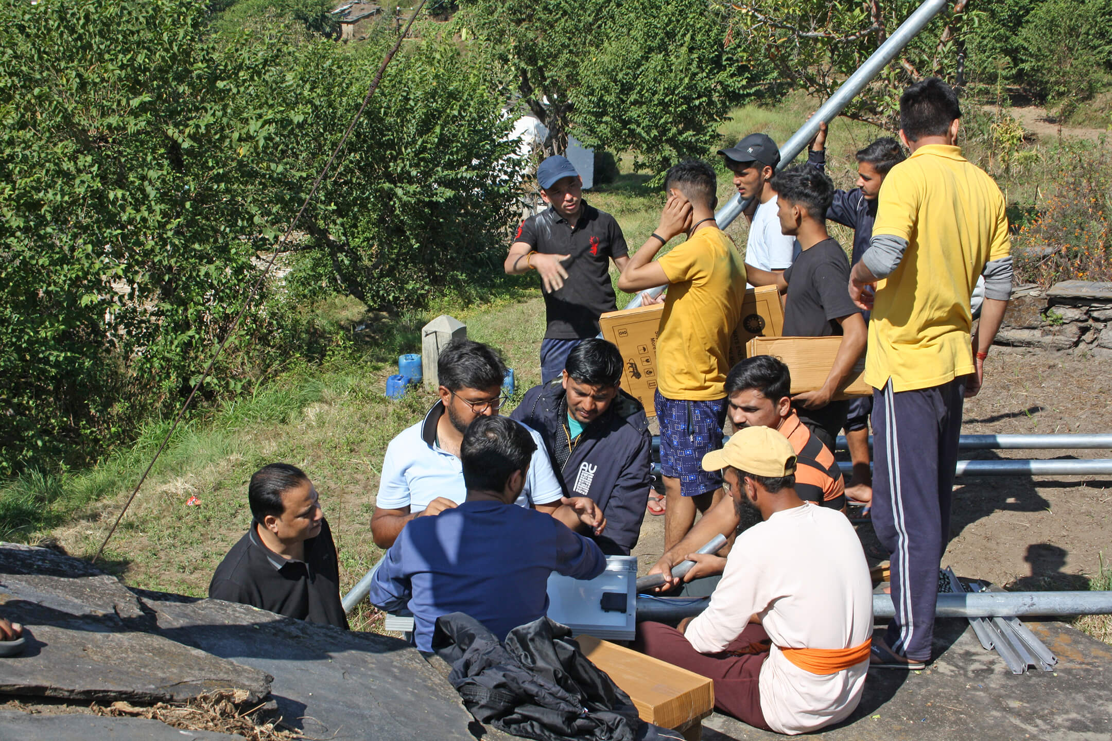 Solar Light Installation - Devtara Foundation