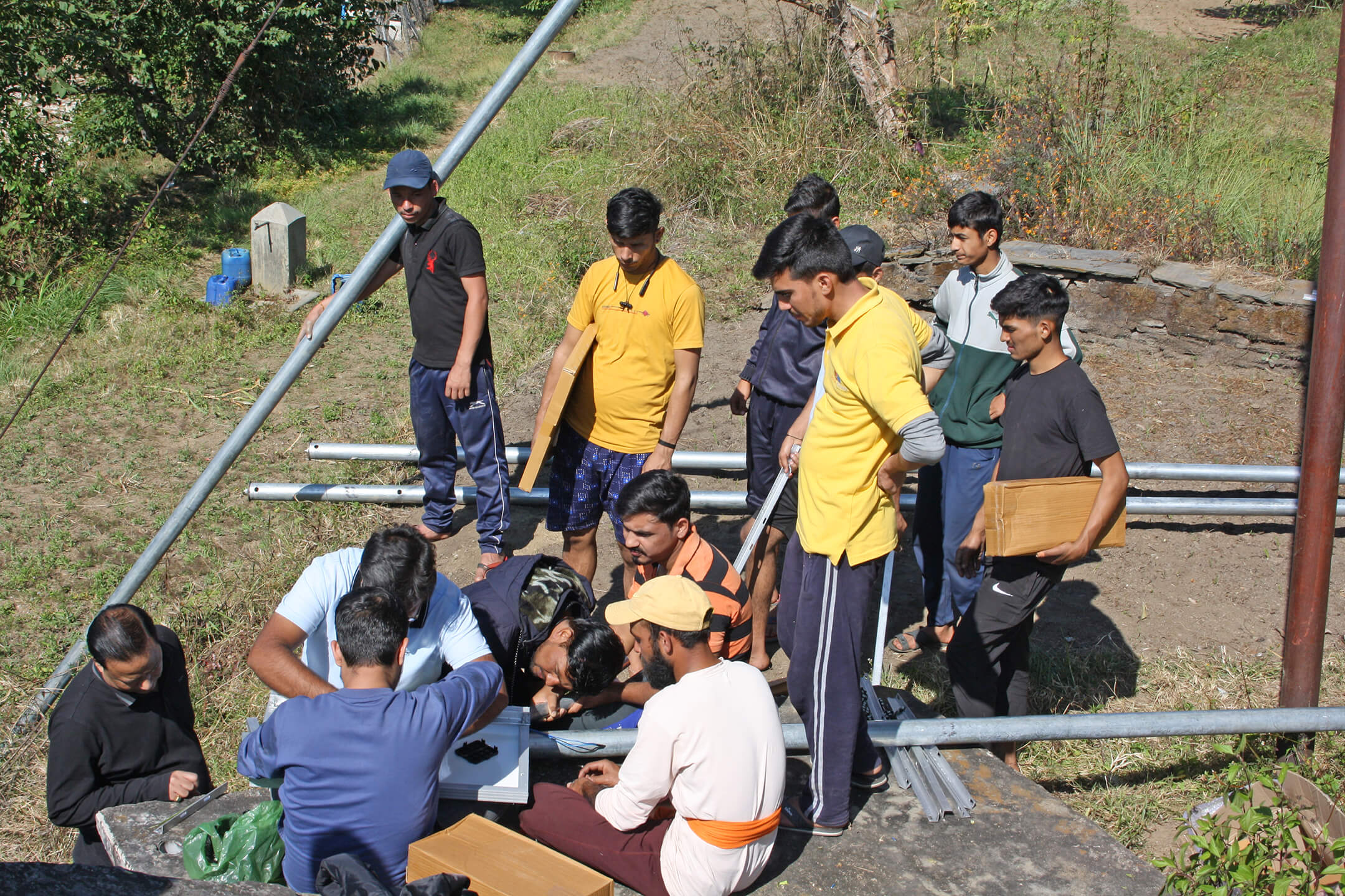 Solar Light Installation - Devtara Foundation
