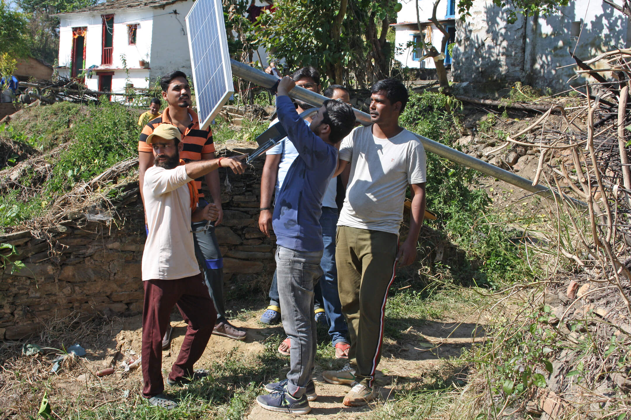 Solar Light Installation - Devtara Foundation