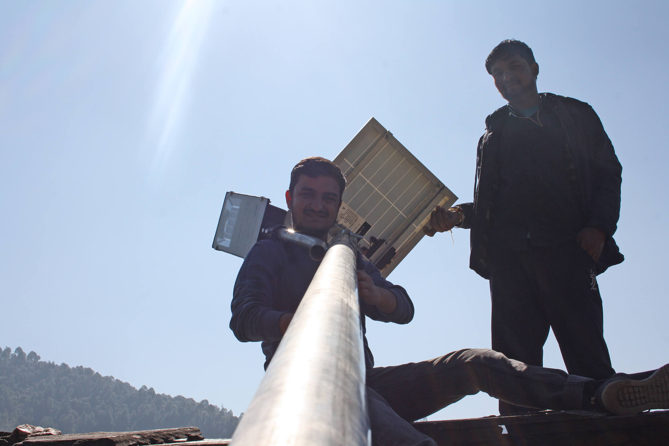 Solar Light Installation - Devtara Foundation