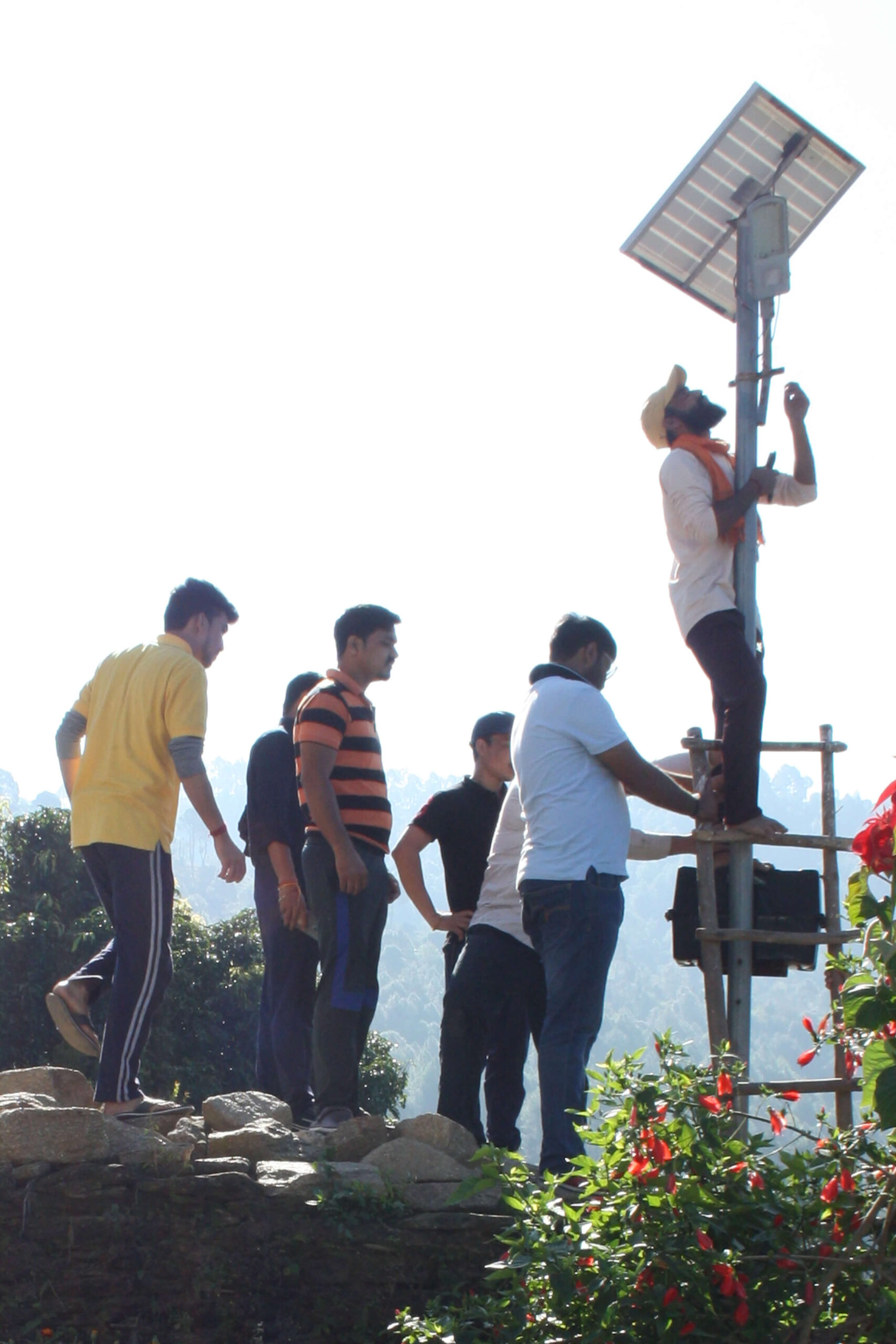 Solar Light Installation - Devtara Foundation