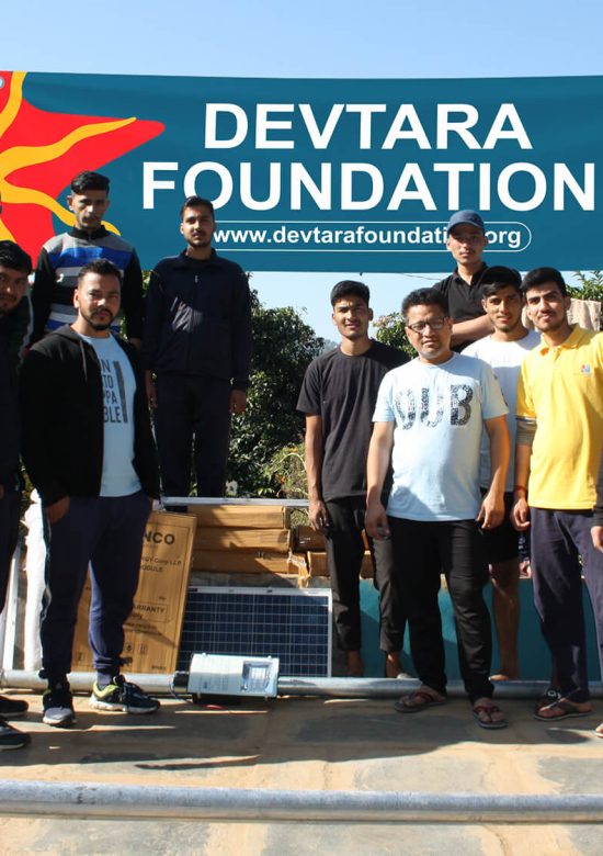 Solar Light Installation - Devtara Foundation
